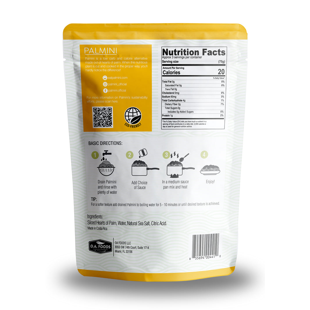 Palmini | Hearts of Palm Pasta | Low Carb | Shop – OA FOODS (PALMINI)