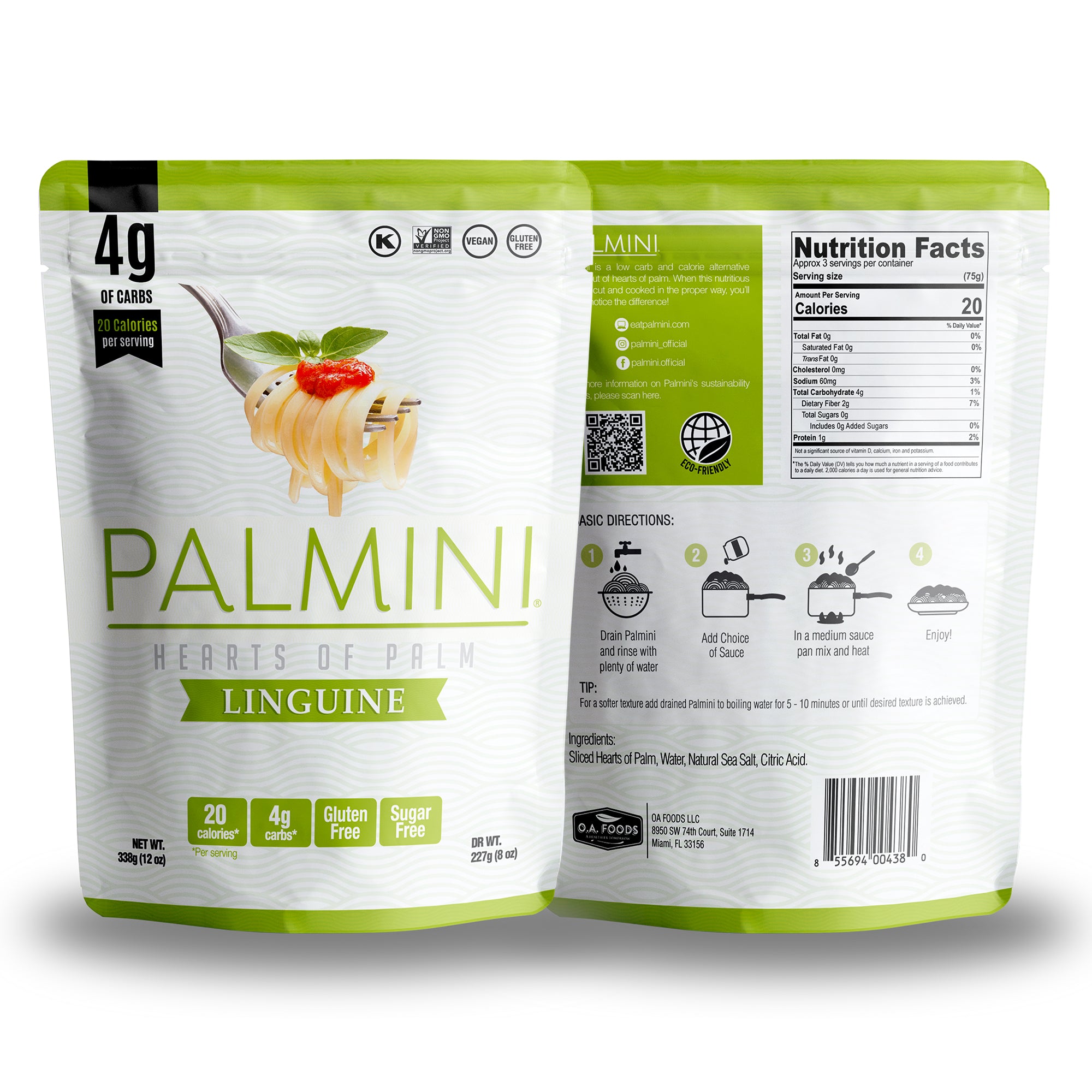 Palmini Linguine Low Carb Pasta | 4g of Carbs | As Seen On Shark Tank ...