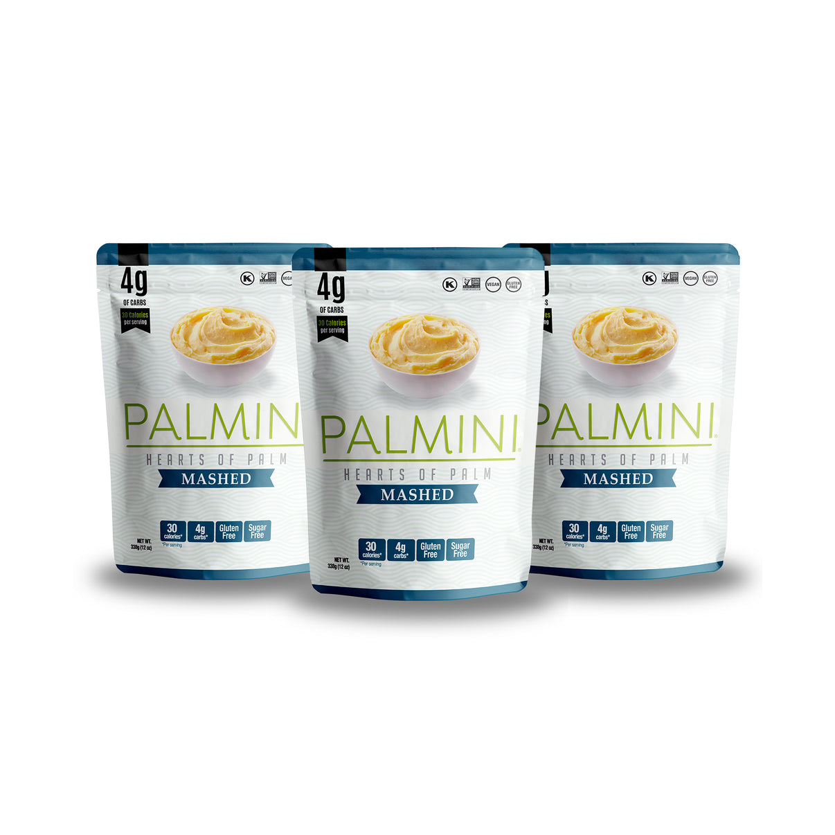 Palmini Mashed | 4g of Carbs | As Seen On Shark Tank | 1 Unit Pouch (12 ...