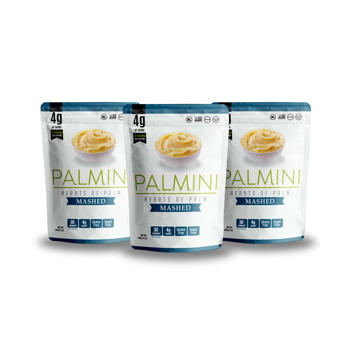 Palmini Mashed | 4g of Carbs | As Seen On Shark Tank | 1 Unit Pouch (12 ...