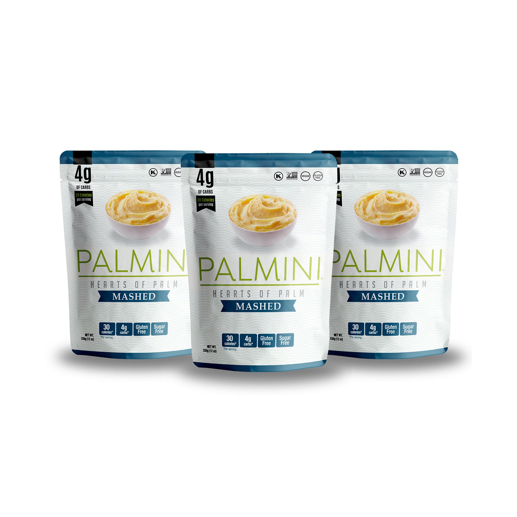 Palmini Mashed | 4g of Carbs | As Seen On Shark Tank | 1 Unit Pouch (12 ...