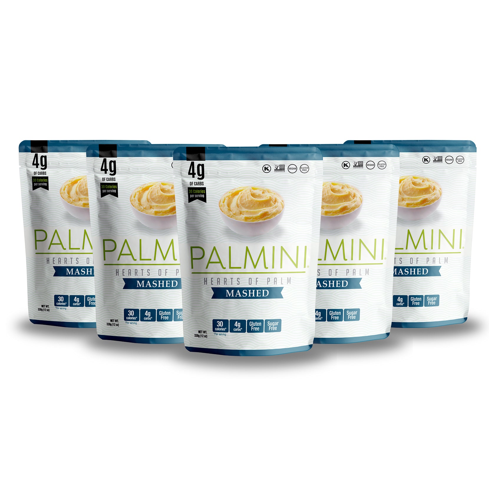 Palmini Mashed | 4g of Carbs | As Seen On Shark Tank | 1 Unit Pouch (12 ...